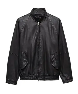 Prada Nappa Leather Blouson Jacket