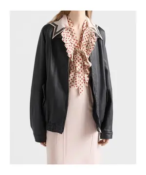 Prada Nappa Leather Blouson Jacket