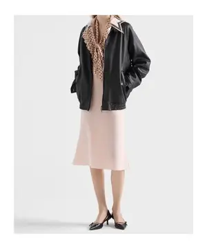 Prada Nappa Leather Blouson Jacket