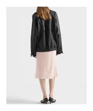 Prada Nappa Leather Blouson Jacket