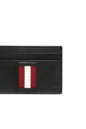 Bally Stripe Leather Cardholder
