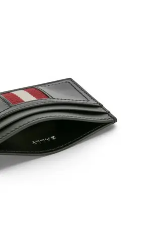 Bally Stripe Leather Cardholder