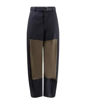 Sacai Belted Wide Leg Pants