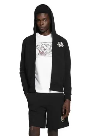 Moncler Logo Cotton Zip-up Coodie