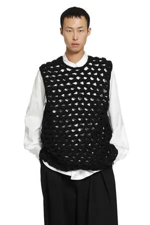 Comme Des Garçons Crochet Knit Vest