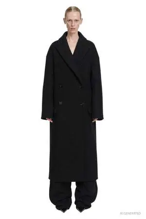 Balenciaga Maxi Stola Coat