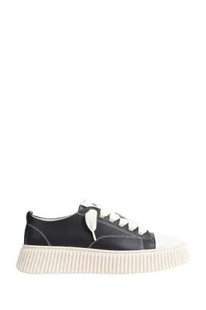 RHUN 2020 Leather Sneakers - Black