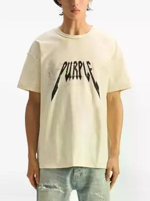 PURPLE BRAND Textured Inside-out T-shirt