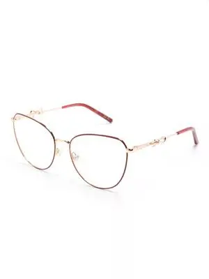 Carolina Herrera Bow-embellished Butterfly-frame Glasses