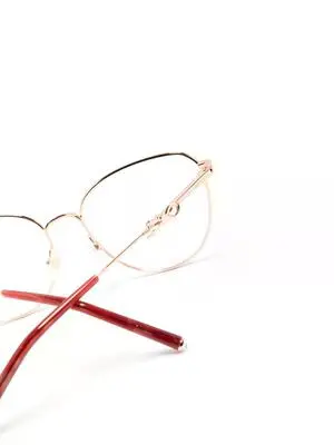 Carolina Herrera Bow-embellished Butterfly-frame Glasses