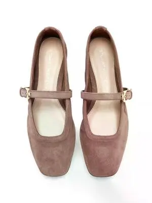 STUART WEITZMAN Sai Suede Ballet Flats