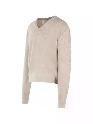 ERL V-neck Logo-embroidered Sweater