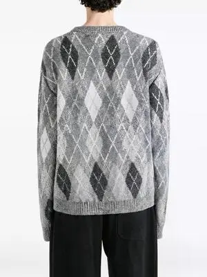 ERL Argyle-knit Sweater