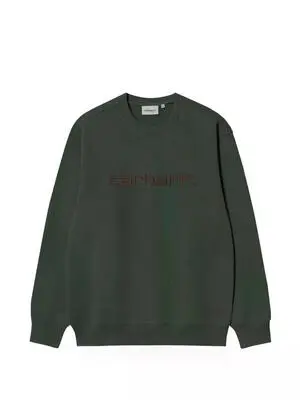Carhartt Work In Progress Logo-embroidered Sweatshirt - Green