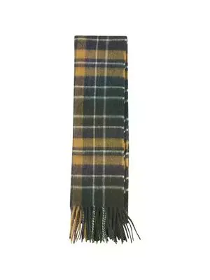 Barbour Tartan Check Fringed Scarf