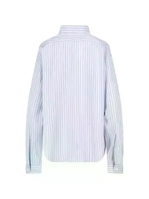 Vaquera Belted Vertical-stripe Shirt
