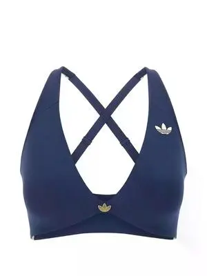 Adidas Logo-plaque Cross-back Sports Bra
