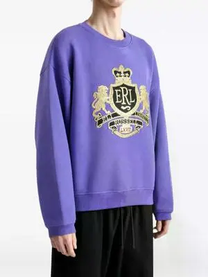 ERL Crest-patchwork Sweater