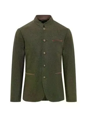SCHNEIDERS Otto High-neck Coat - Green