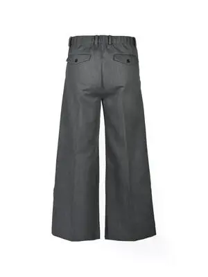 CEDARWOOD Cities' Club Wide-leg Wool Trousers