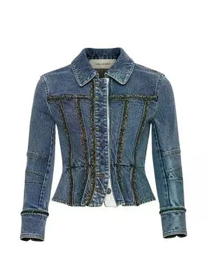 Hellessy Kai Braided-trim Denim Jacket