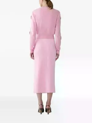 Carolina Herrera Floral-embroidered Cardigan