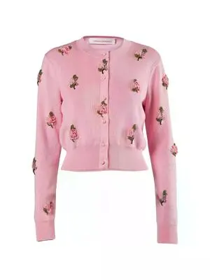 Carolina Herrera Floral Cardigans For Women