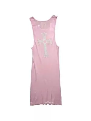 Chrome Hearts T-bar Cross Tank Top - Pink