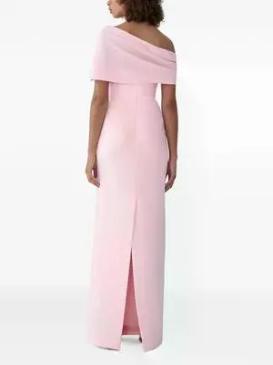 Carolina Herrera Draped Off-shoulder Gown