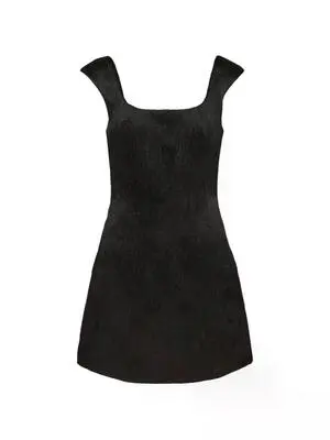 STOLEN STORES Textured Square-neck Mini Dress