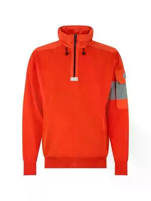 Paul & Shark Quarter-zip Panelled Sweater