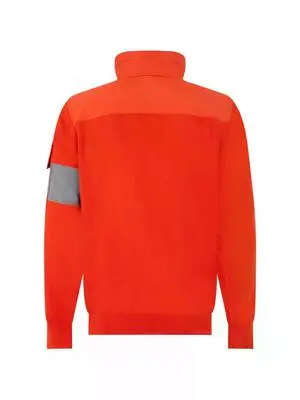 Paul & Shark Quarter-zip Panelled Sweater