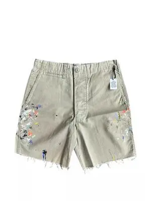 GALLERY DEPT. Workshop Paint-splatter Shorts - Neutrals