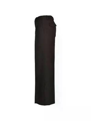CEDARWOOD Pleated Bootcut Trousers