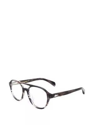 Rag & Bone Pilot-frame Glasses - Grey