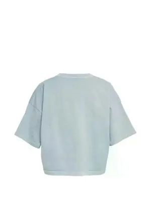DONDUP Logo-embroidered Cropped T-shirt