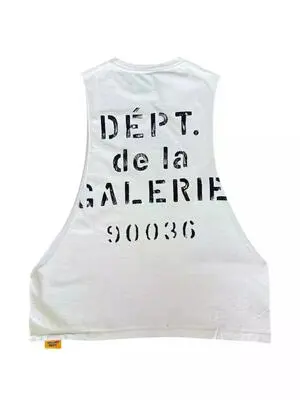 GALLERY DEPT. French Logo-print Tank Top - White