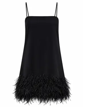 Azeeza Kavin Satin Mini - Black