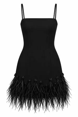 Azeeza Kavin Satin Mini - Black