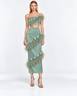 Azeeza Josephine Cdc Skirt - Mint
