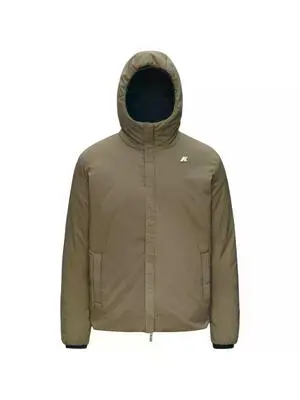 K-WAY Jack St Warm Reversible Hooded Coat - Blue