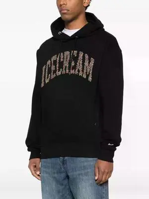 BILLIONAIRE BOYS CLUB Logo-print Cotton Hoodie - Black