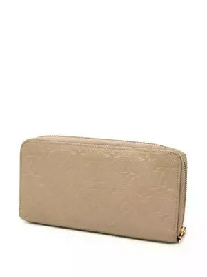 LOUIS VUITTON 2019 Monogram Empreinte Zippy Wallet Long Wallets - Neutrals