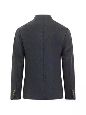 SCHNEIDERS Otto High-neck Coat - Blue