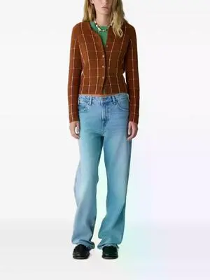 Guest In Residence Jane Checked Cardigan