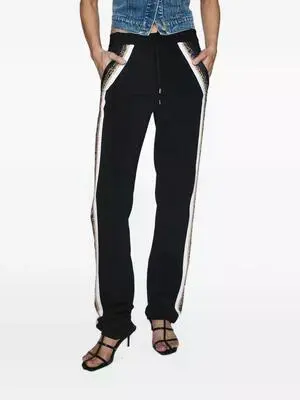 Hellessy Toni Sequin-embellished Drawstring-waist Trousers