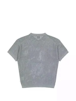 WTAPS Mesh-knit Polo T-shirt