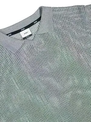 WTAPS Mesh-knit Polo T-shirt