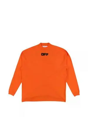 Off-White Arrows Font Long-sleeve T-shirt - Orange