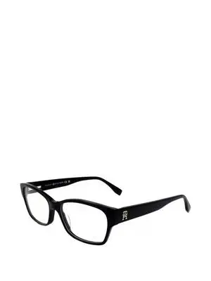 Tommy Hilfiger Rectangle-frame Glasses - Black